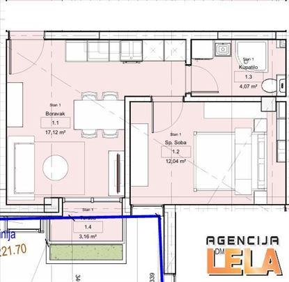 Nova gradnja centar-jednosoban stan