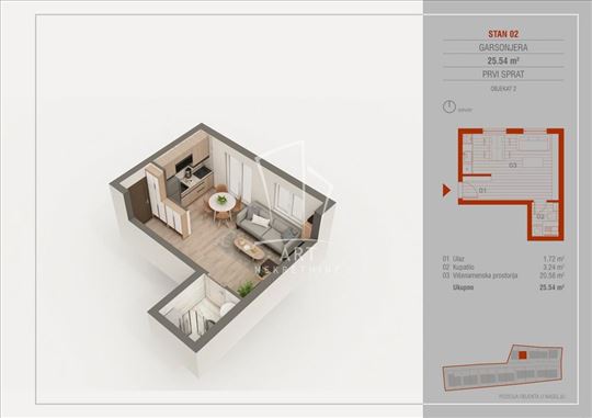 Sunčani vinogradi, novogradnja ID#12479