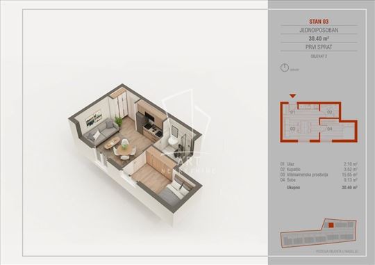 Sunčani vinogradi, novogradnja ID#12480