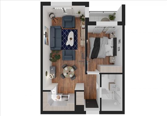 Mladenovac, novogradnja, centar, 44.34 m2