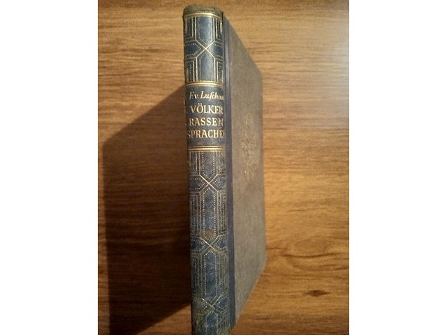 Volker, rassen, sprachen,F.v. Luschan, antropologija,