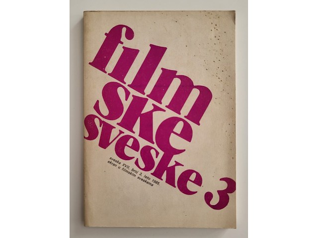 Filmske sveske broj 3. 1985 godina