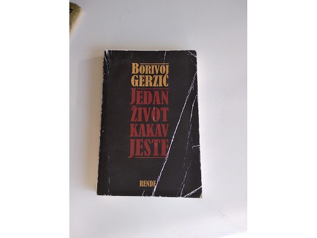 Jedan život kakav jeste - Borivoj Gerzić