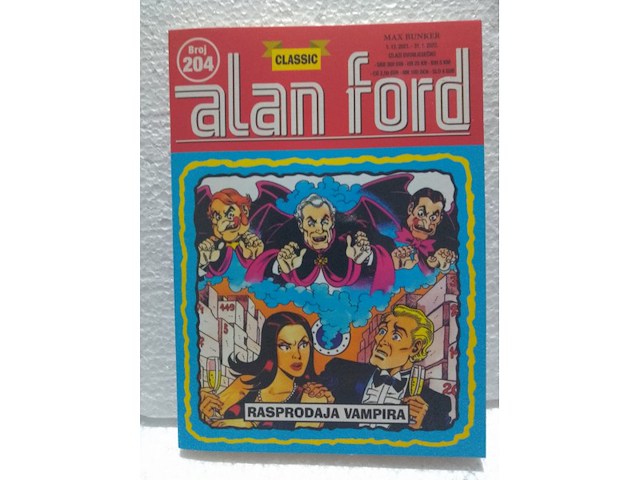 Alan Ford classic br 204, kao nov