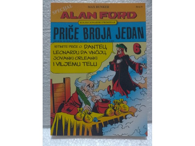 Alan Ford , Priče broja jedan, br 6, kao nov