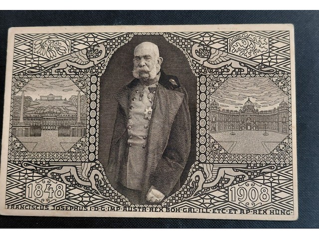 FRANZ JOSEPH I-AUSTRIA-HUNGARY-1908god