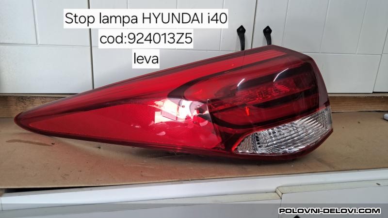 Hyundai I40 Hyndai Svetla I Signalizacija