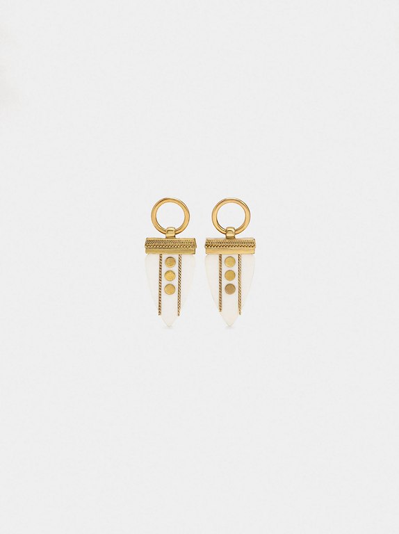 LONG EARRINGS WITH STUDS