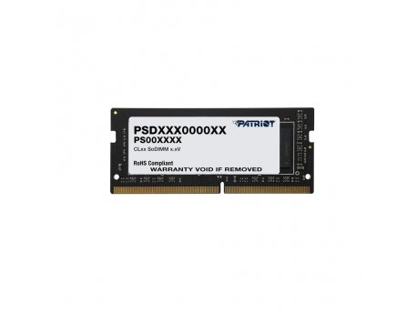 PATRIOT Memorija SODIMM DDR4 16GB 3200MHz Signature Single Channel PSD416G32002S