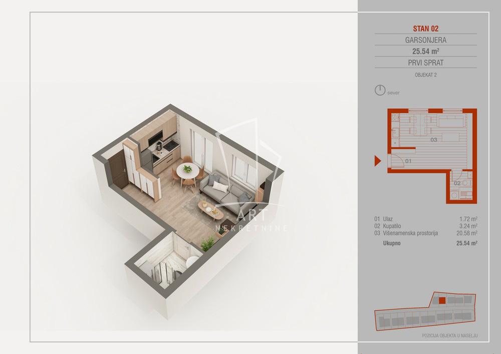 Sunčani vinogradi, novogradnja ID#12479 66.020 €