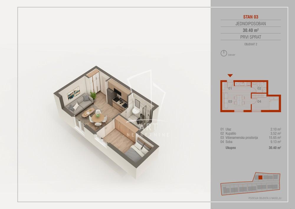 Sunčani vinogradi, novogradnja ID#12480 78.584 €