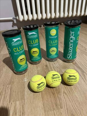 Slazenger loptice za tenis + poklon grip