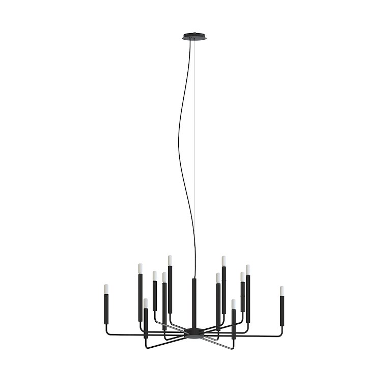 Nowodvorski Luster ORTO XII BLACK A