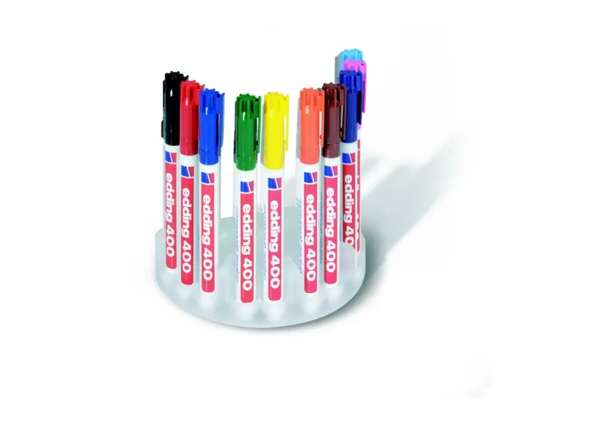 Marker permanent E-400 1mm, set 1/10 Edding sortirano 08M400Q10