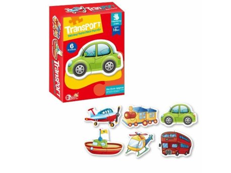 Milla Toys Puzzle 6u1 Prevozna sredstva 91/71114
