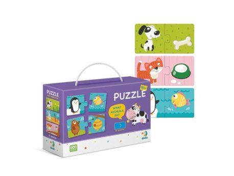 Dodo Puzzle Duo Životinje sa svojom hranom 104/300118