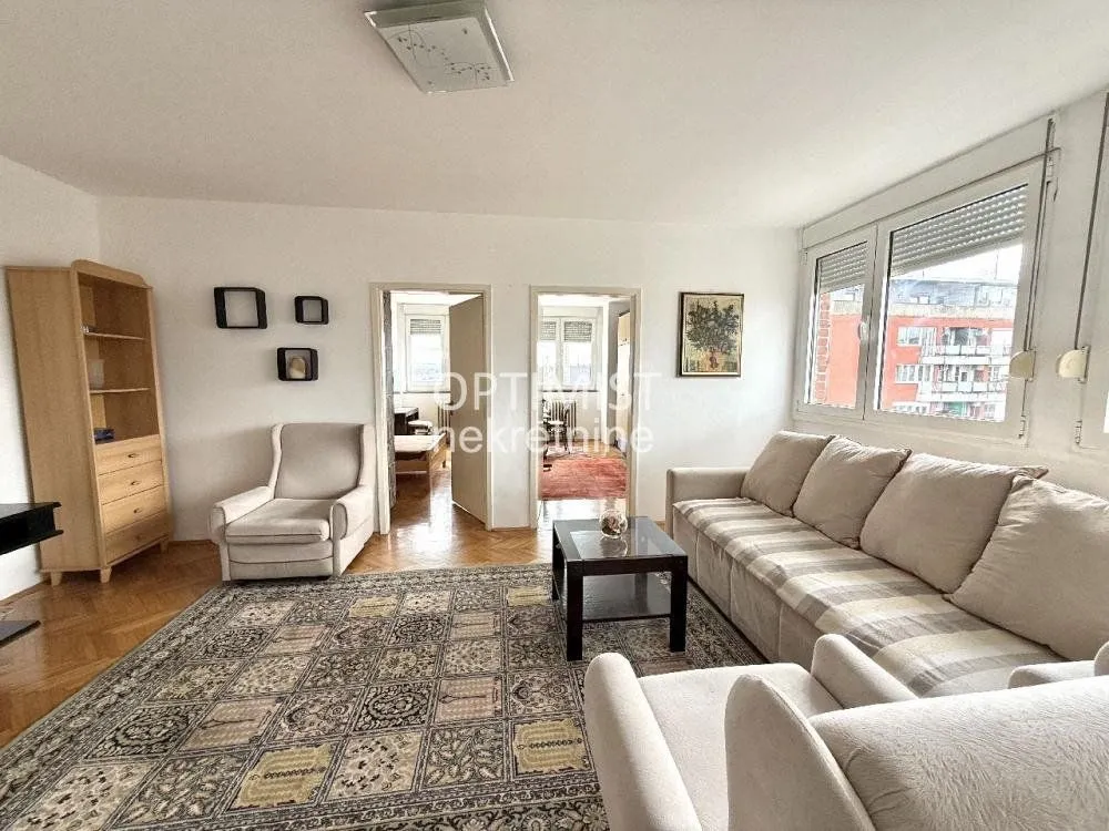 Izdavanje, trosoban stan, 68m2, Novi Beograd Blok 21, Novi Beograd, Beograd