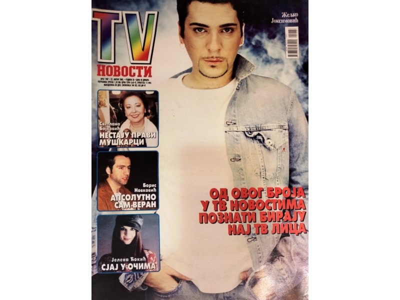 TV NOVOSTI br. 1987 - Željko Joksimović