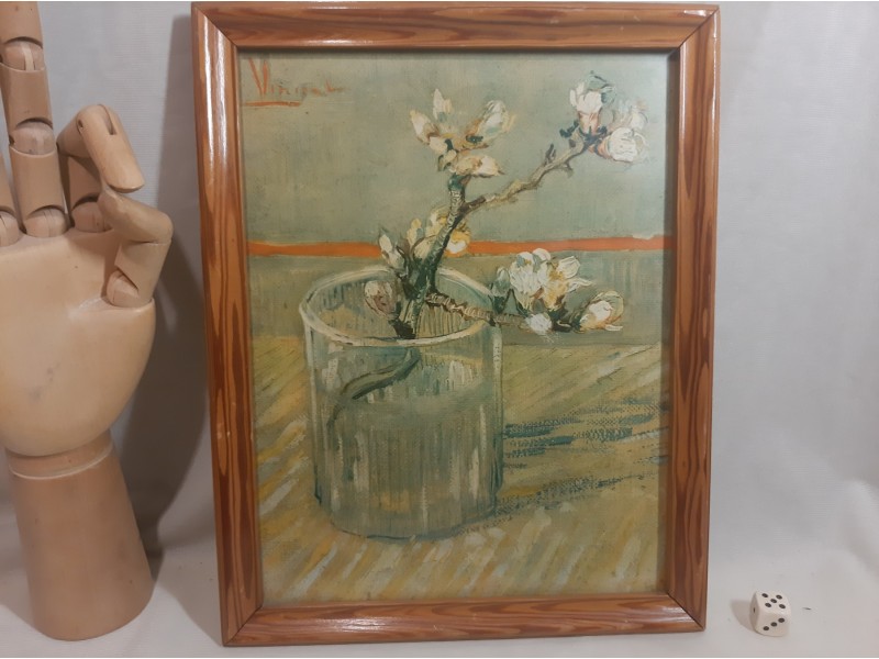 VINCENT VAN GOGH GRANČICA CVETAJUĆEG BADEMA U ČAŠI