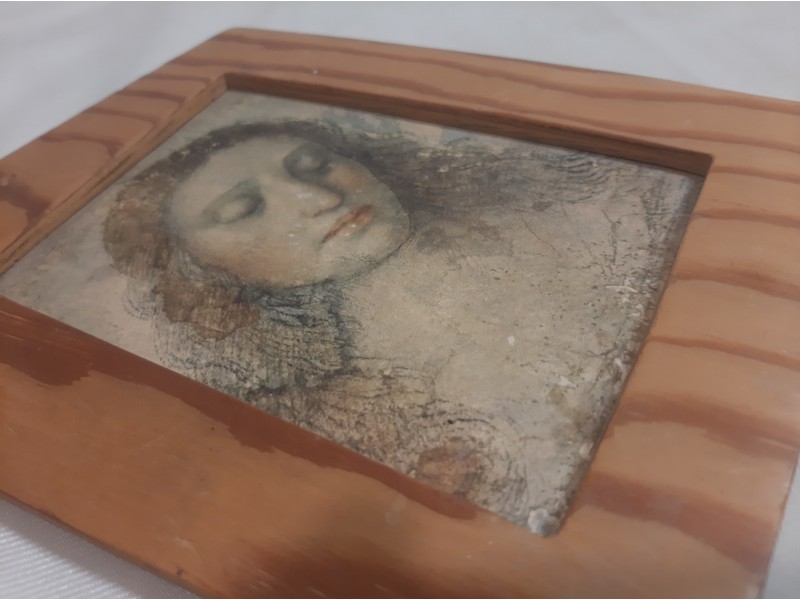 LEONARDO DA VINCI " GLAVA HRISTA " SLIKA