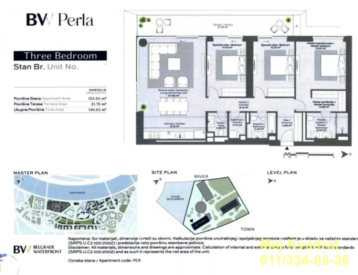 Prodaja, četvorosoban stan, 147m2, Savski Venac, Beograd