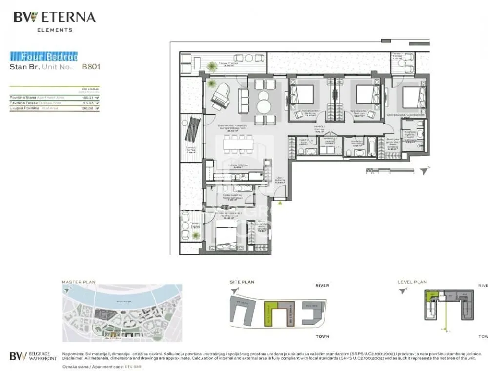 Prodaja, petosoban stan, 190m2, Savski Venac, Beograd