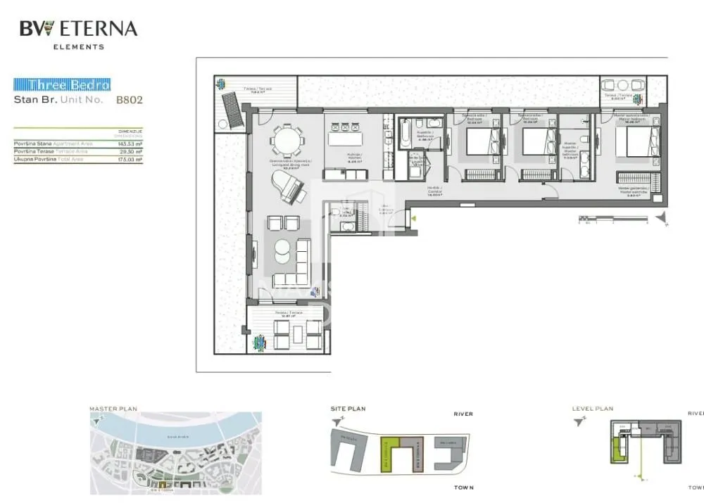 Prodaja, petosoban stan, 175m2, Savski Venac, Beograd