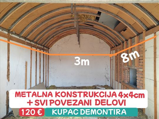 Metalna konstrukcija-nadstrešnice polovno