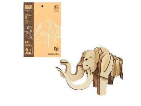 Milla Toys Drvene 3D puzzle Mamut 91/71129