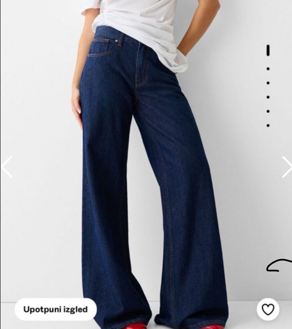 Ženske široke pantalone – 3 modela ( 3 modela 4900) 1) Tamno plave