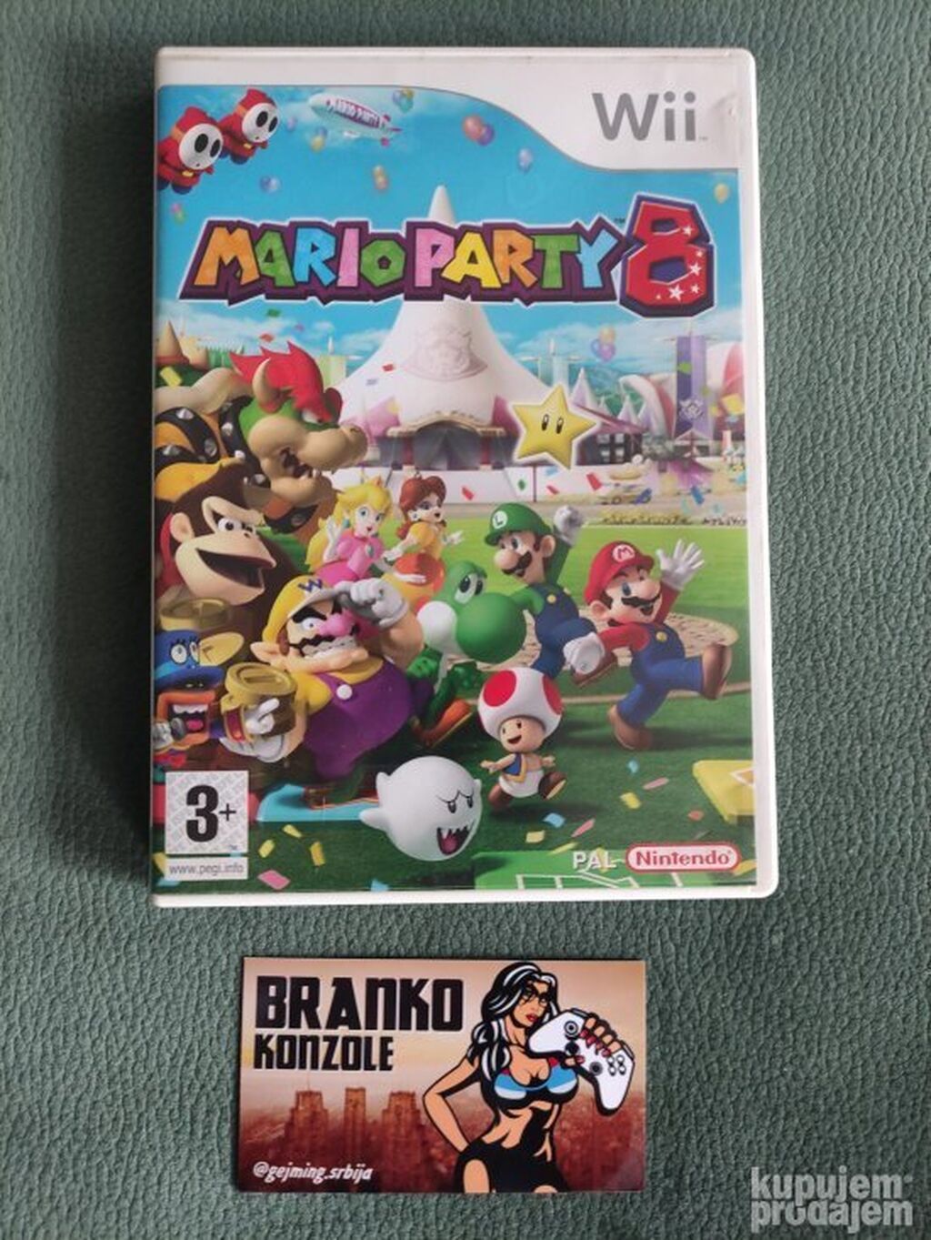 Prodajem original igricu za Nintendo Wii konzolu - Mario Party 8Igra