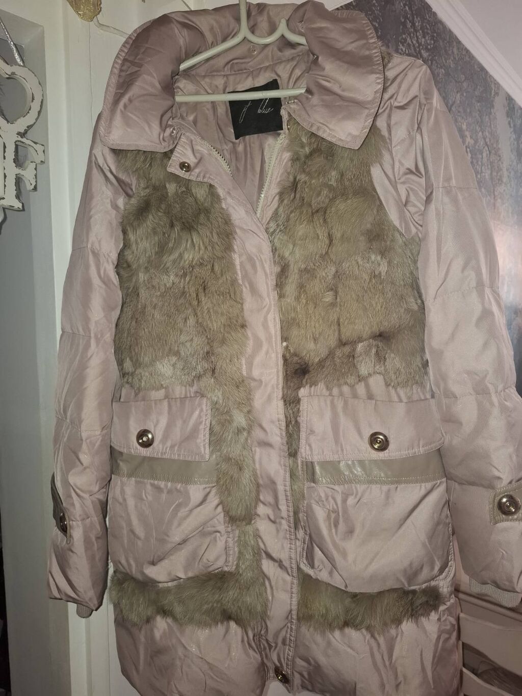 J Brand, L (EU 40), Jednobojni, Sa postavom, Krzno