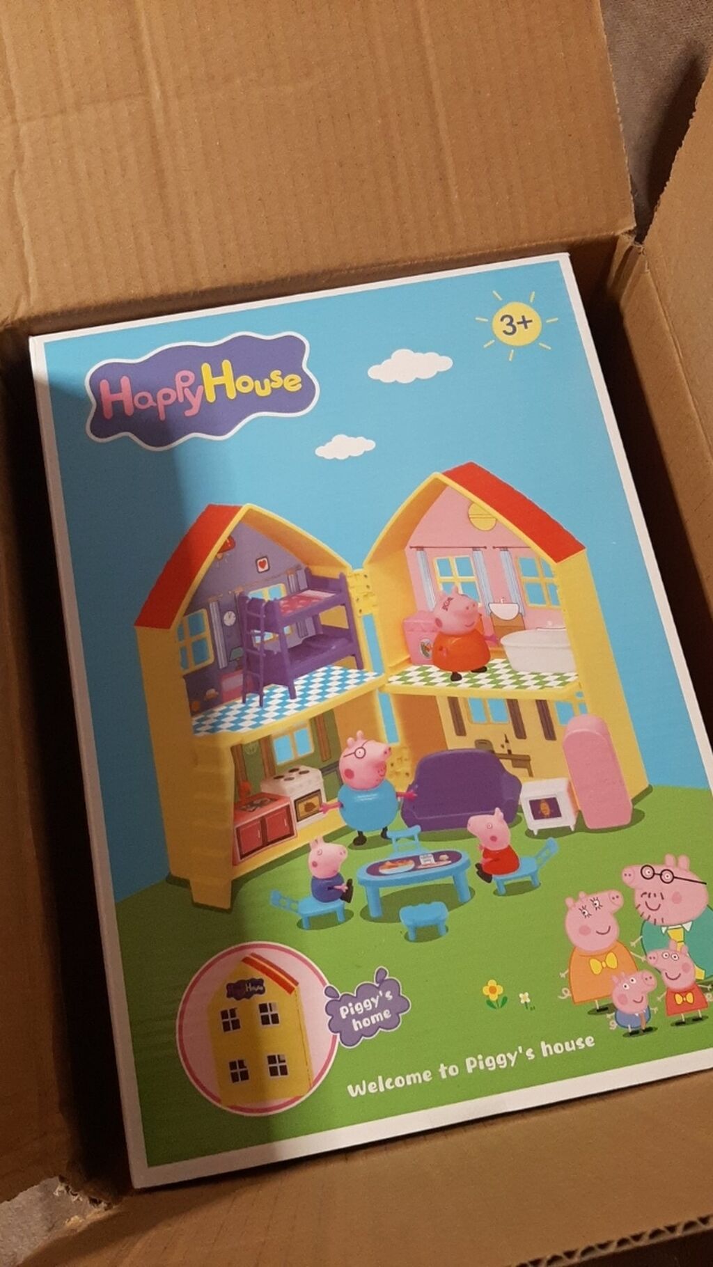Igračka kućica “Happy House” – Piggy’s home (3+) - Kompletn set