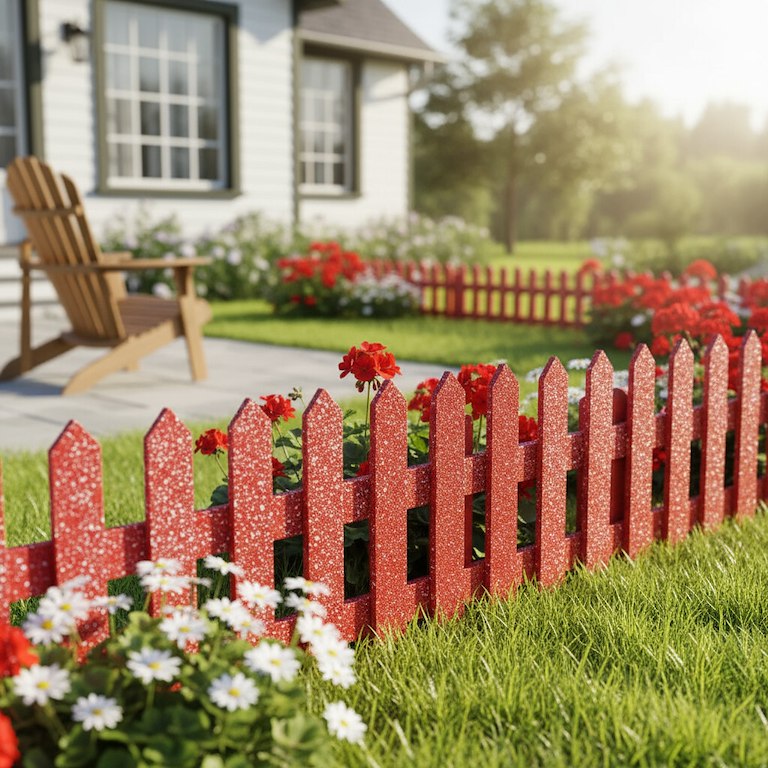 Dekorativna ograda dizajnirana za estetsko obogaćivanje prostora