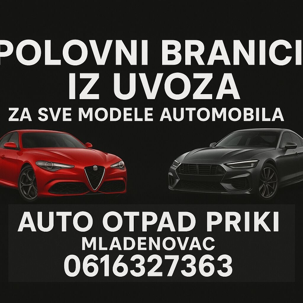 Polovni branici i delovi branika – Originalni kvalitet! Tražite