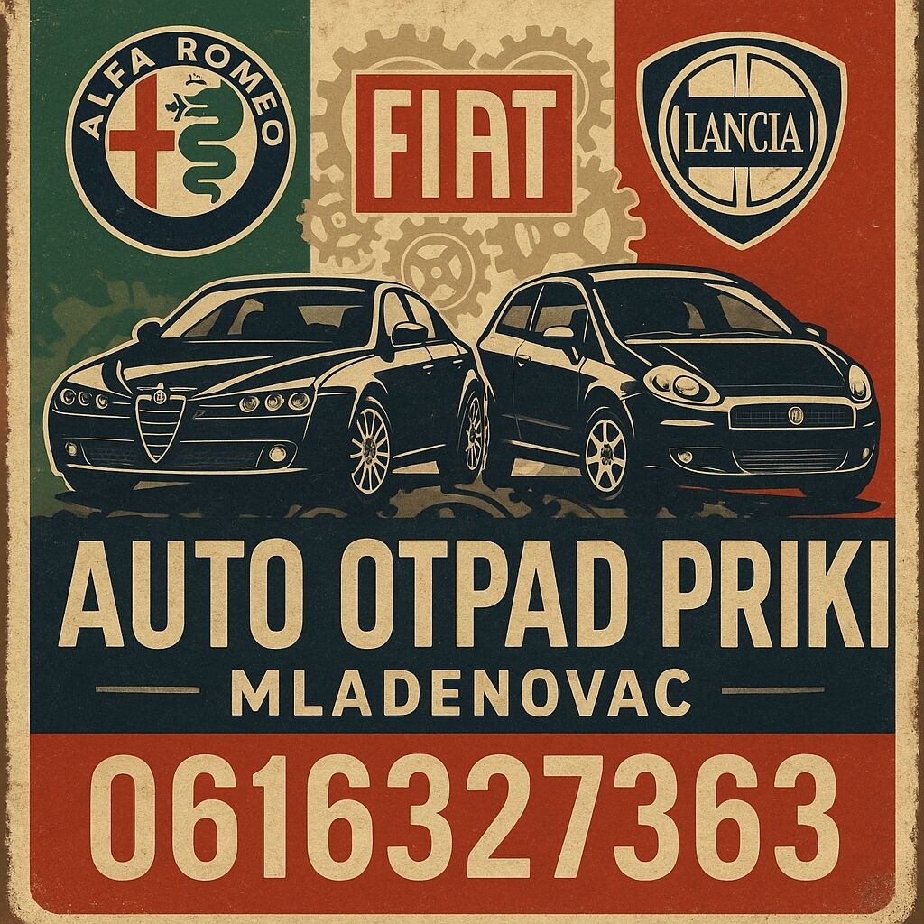 Auto Otpad Priki - Mladenovac Polovni delovi za Alfa Romeo, Fiat i