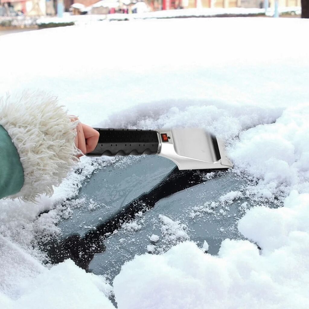 Električna grebalica za led sa grejanjem – za brzo čišćenje vetrobrana