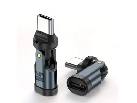 LINKOM Rotirajuci USB-C/C adapter, 240W,480Gb,540°