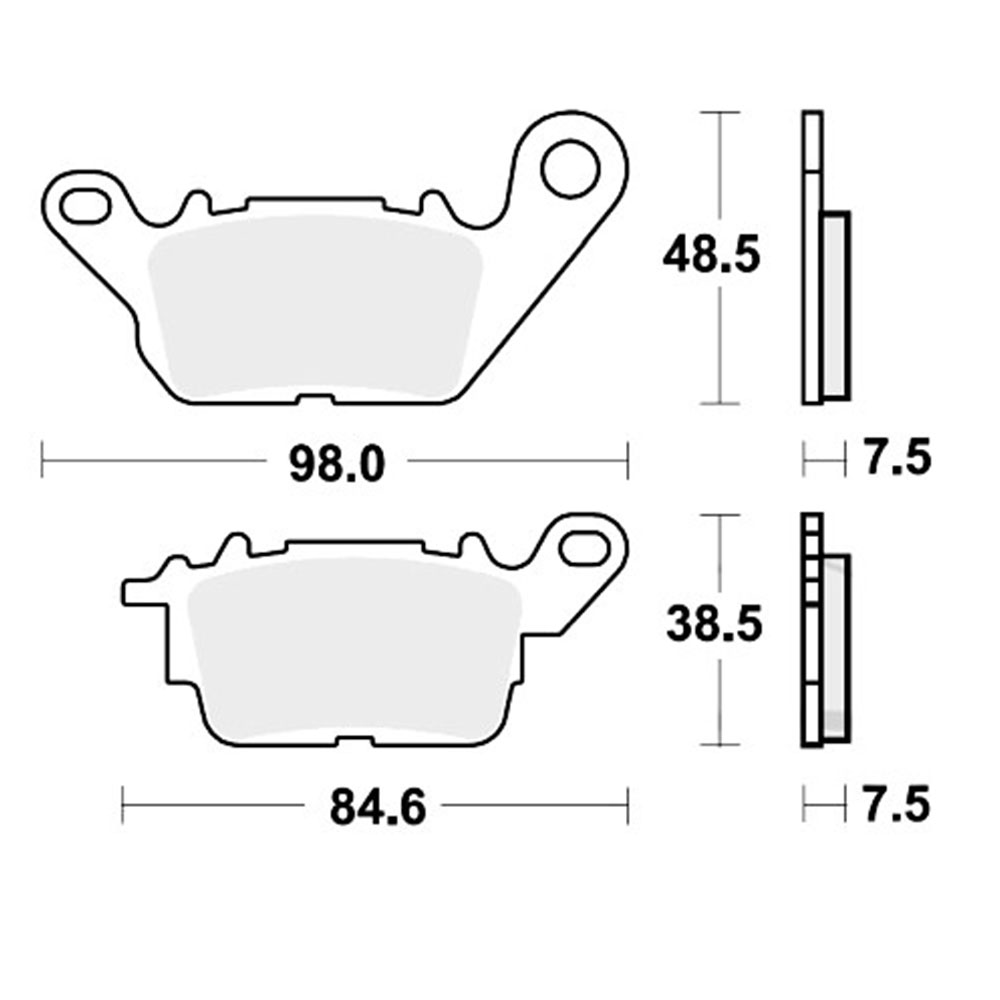 TRW MCB892 Kočione pločice za motocikle