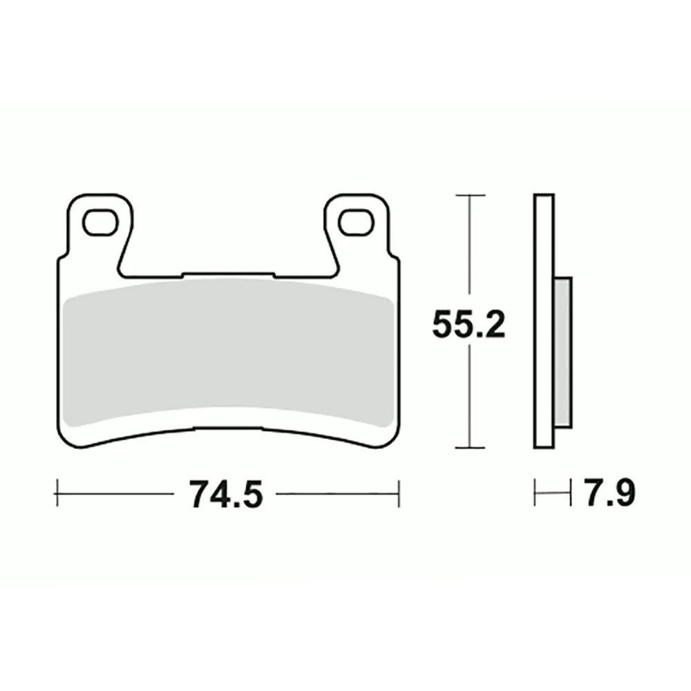 TRW MCB850SV Kočione pločice za motocikle (SINTER)