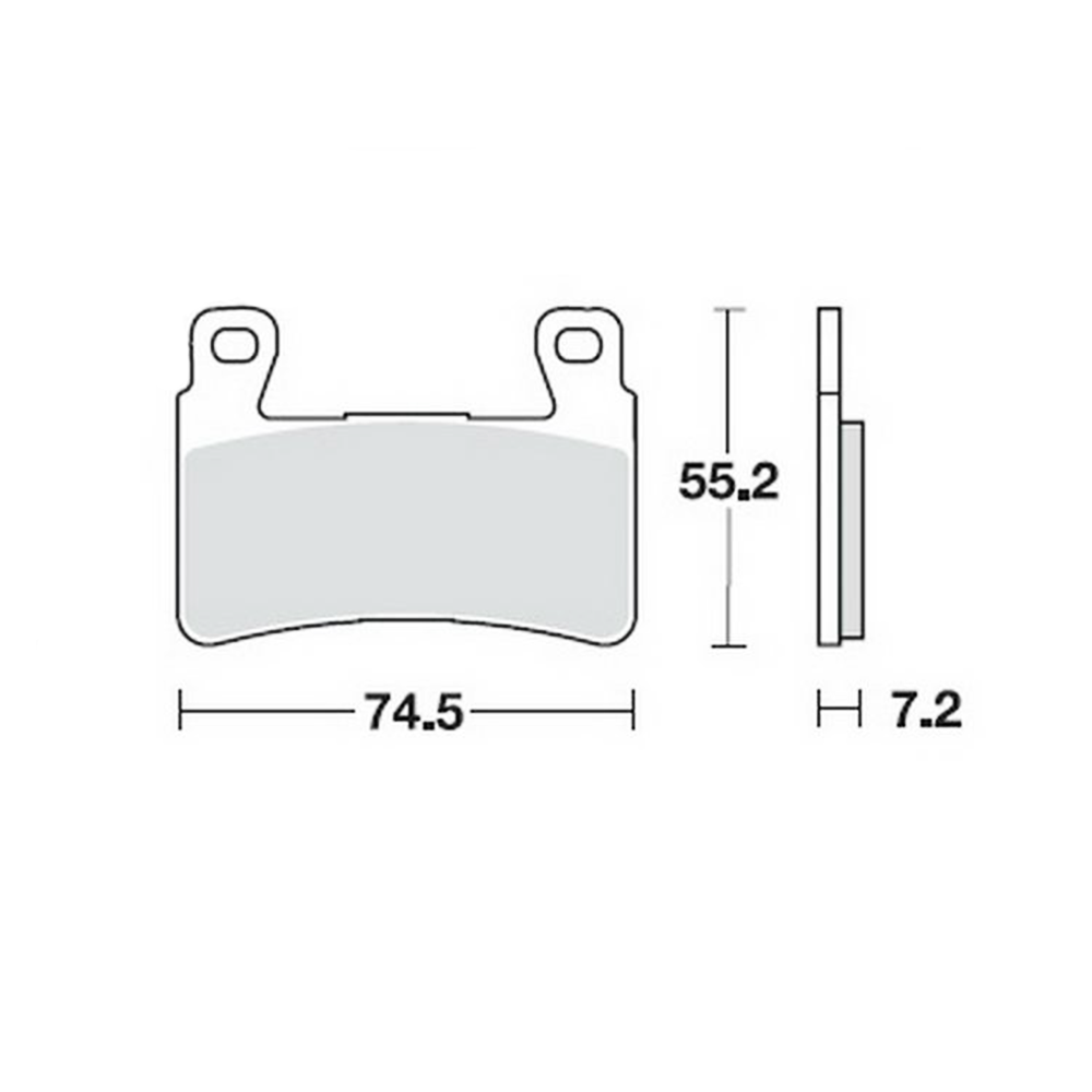 TRW MCB703TRQ Kočione pločice za motocikle (TRACK – SINTER)