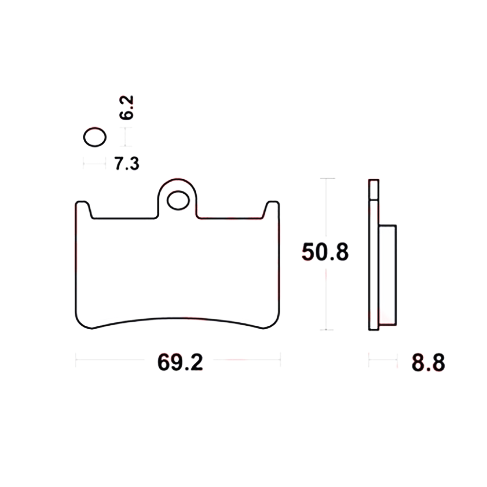 TRW MCB611TRQ Kočione pločice za motocikle (TRACK – SINTER)