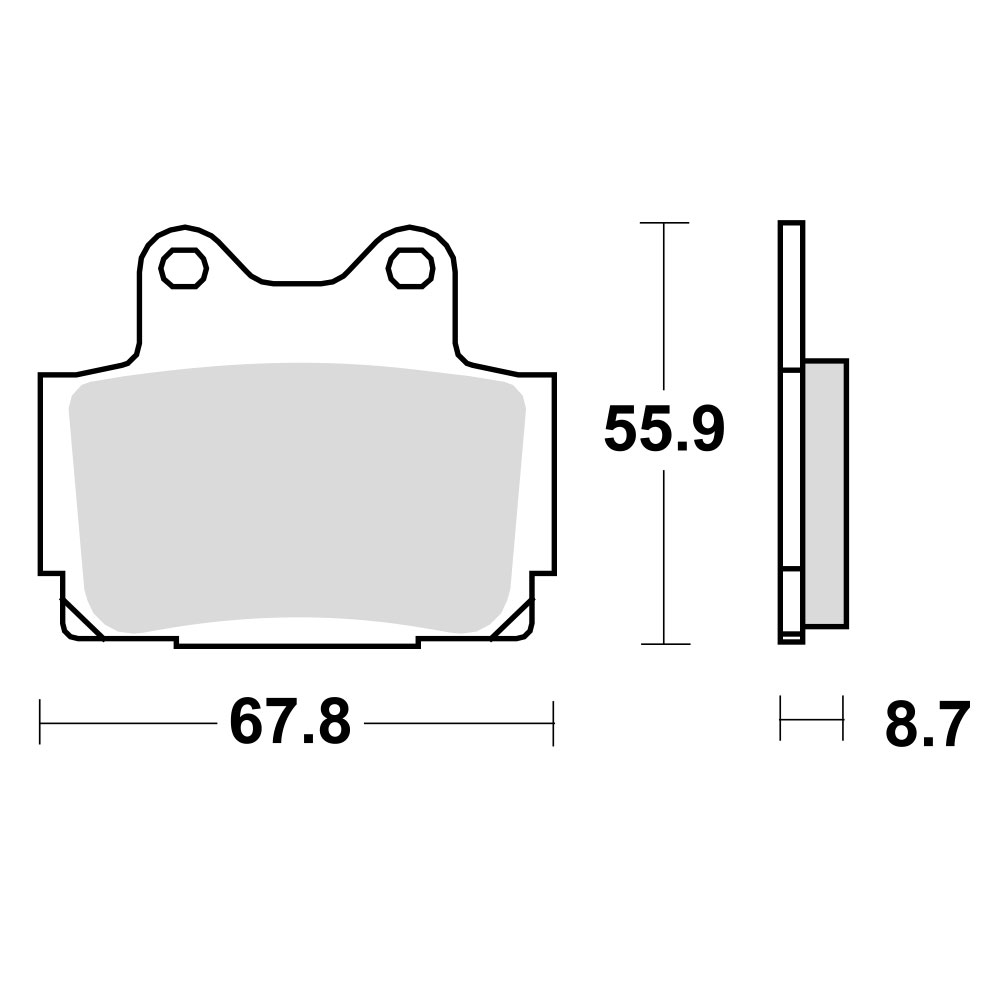 TRW MCB541 Disk pločice za motocikle (ORGANIC)