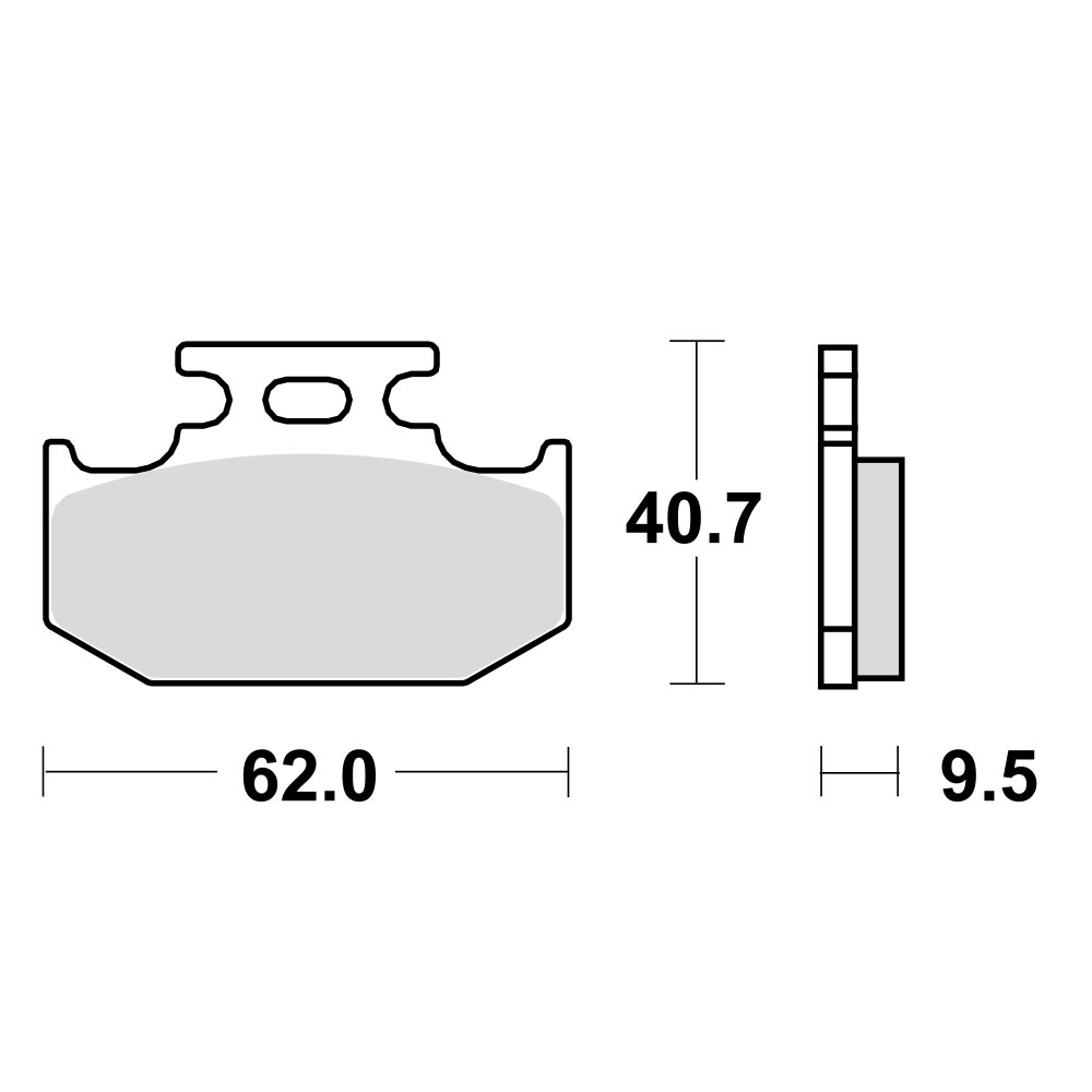 TRW MCB625SI Disk pločice za motocikle (SINTER)