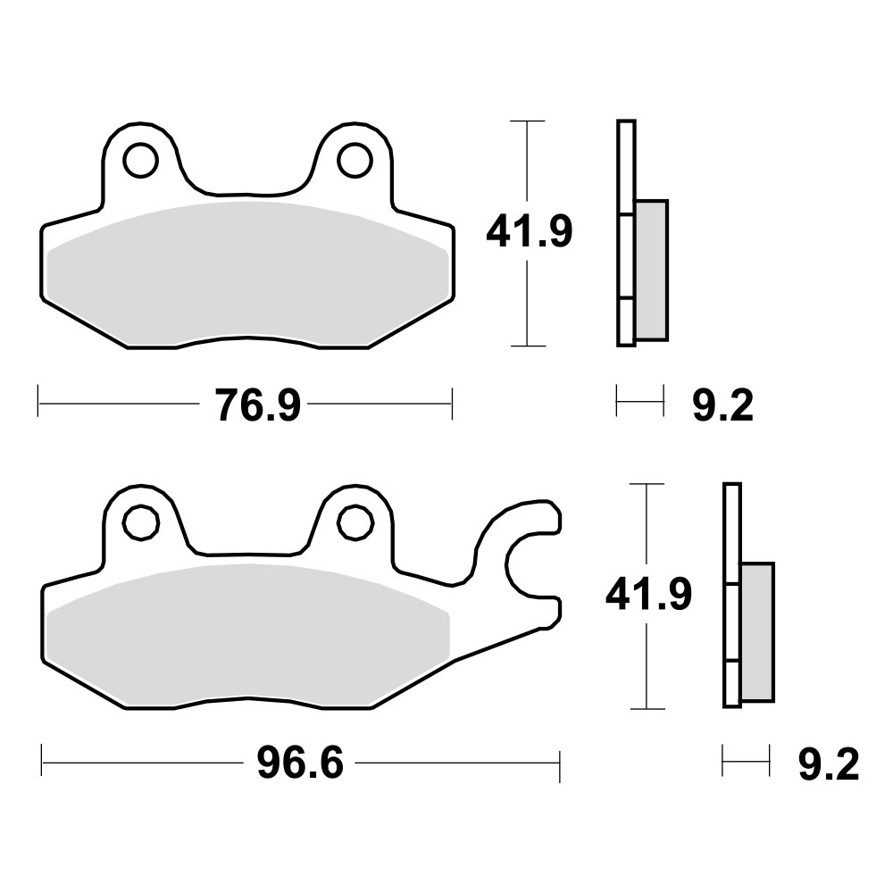 TRW MCB663 Disk pločice za motocikle (ORGANIC)
