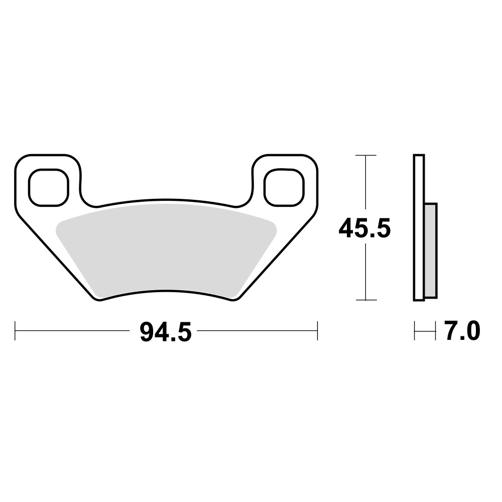 TRW MCB773SI Disk pločice za motocikle (SINTER)