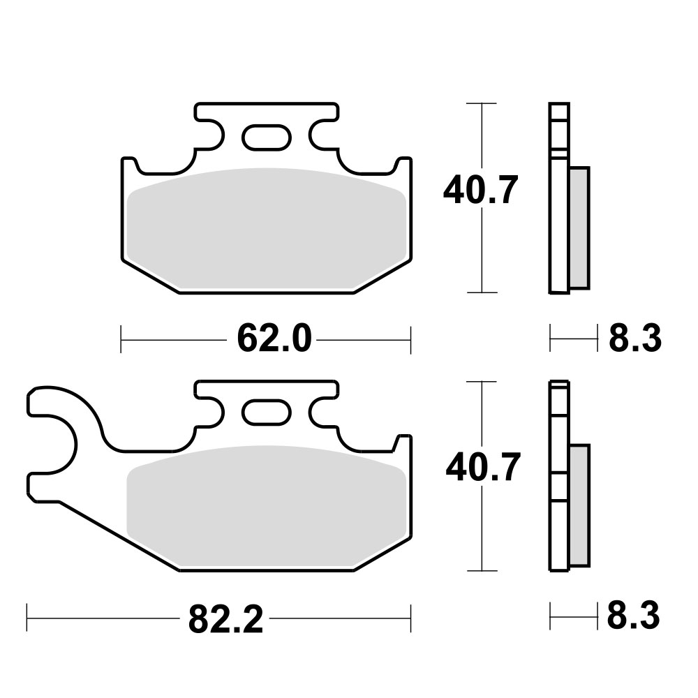 TRW MCB788SI Disk pločice za motocikle (SINTER)