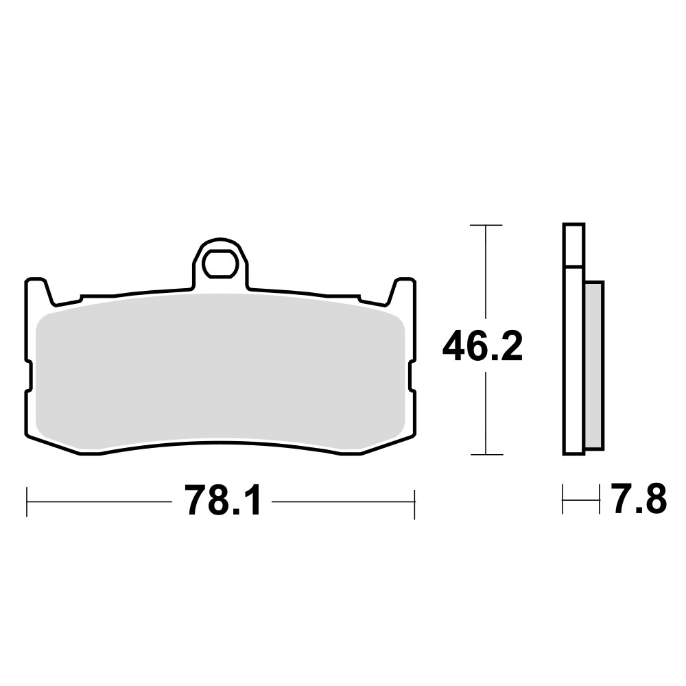 TRW MCB816SV Disk pločice za motocikle (SINTER)