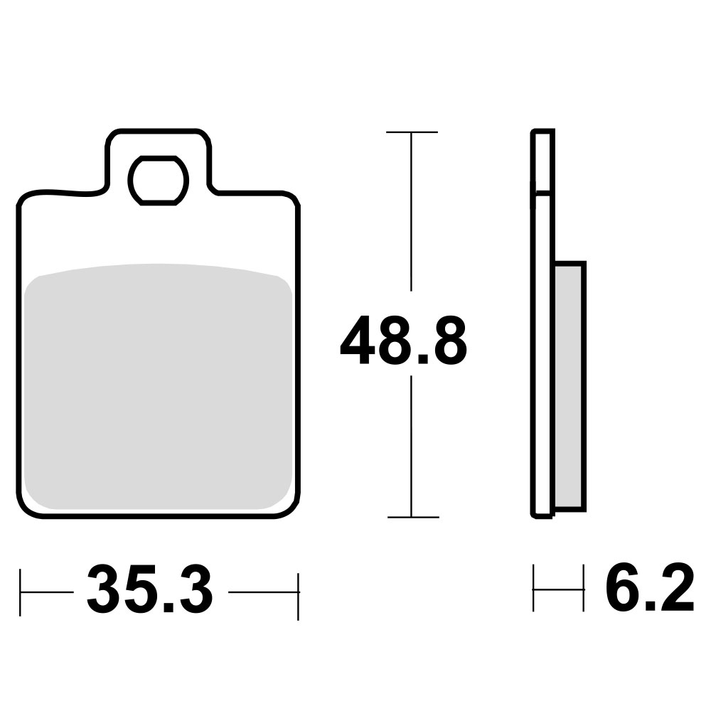 TRW MCB827SRM Disk pločice (MAXI – SCOOTER SINTER)