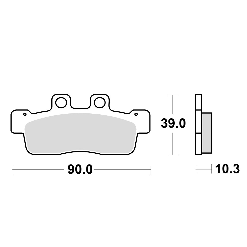 TRW MCB839 Disk pločice za motocikle (ORGANIC)